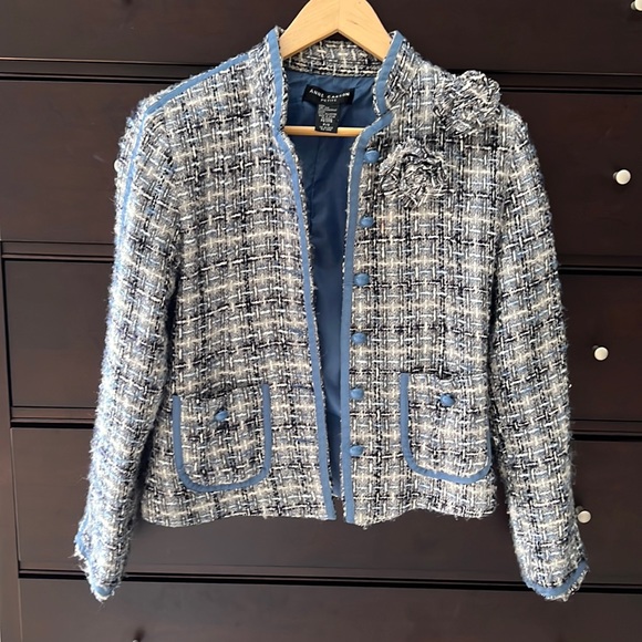 Anne Carson | Jackets & Coats | Vintage Anne Carson Silk Petite Blazer ...